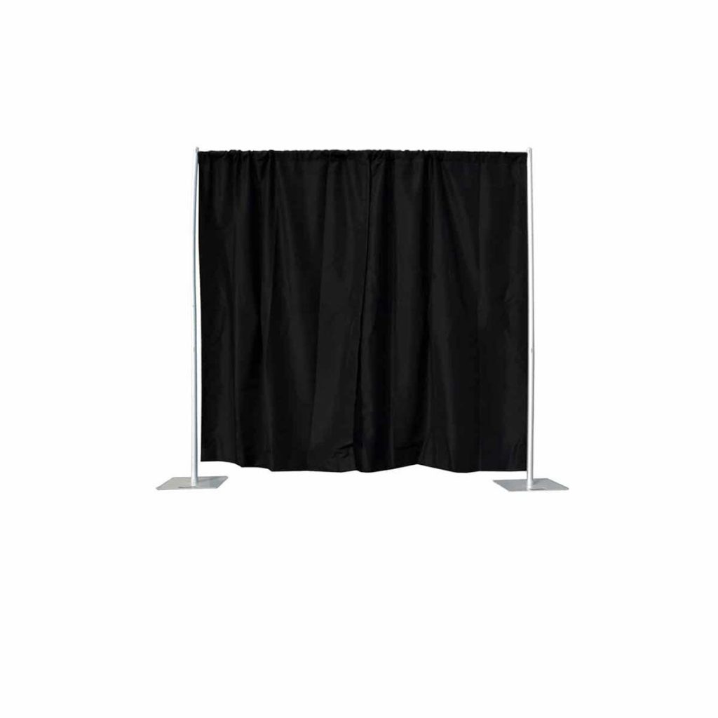 30"X24' BLACK DRAPE TRUSS WRAP FABRIC - AMP'D Entertainment Inc.