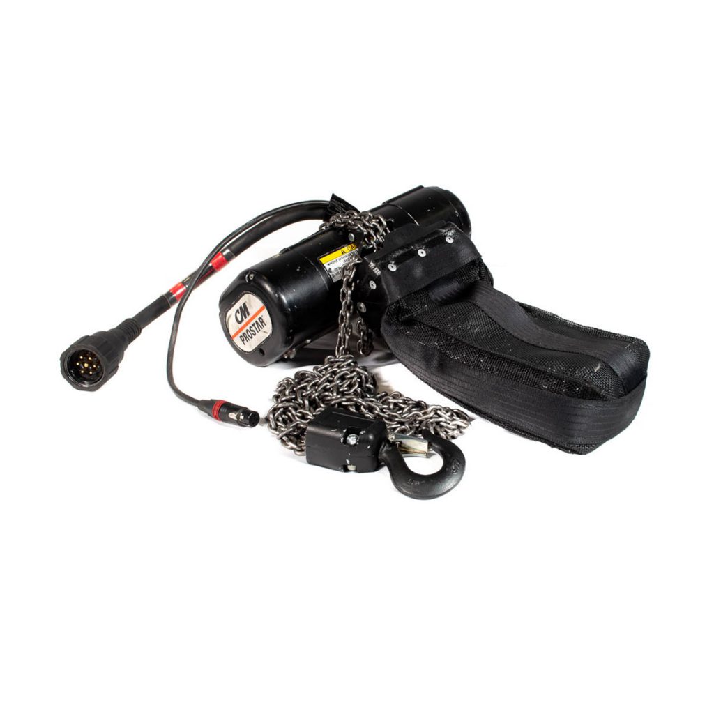 PROSTAR - 1/2 TON DOUBLE REEVED CHAIN HOIST - 8 FPM - 45ft - AMP'D ...