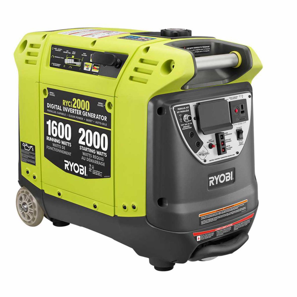 RYOBI 2000 WATT GENERATOR - AMP'D Entertainment Inc.