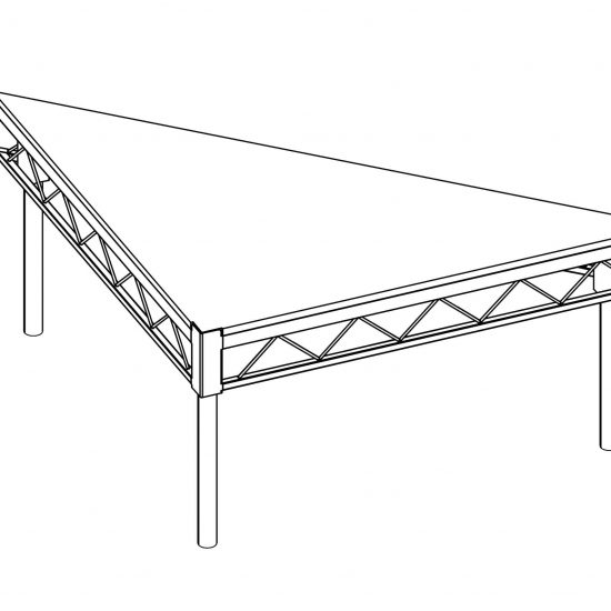 STEELDECK STAGING DECK - 4ft BY 4ft - AMP'D Entertainment Inc.